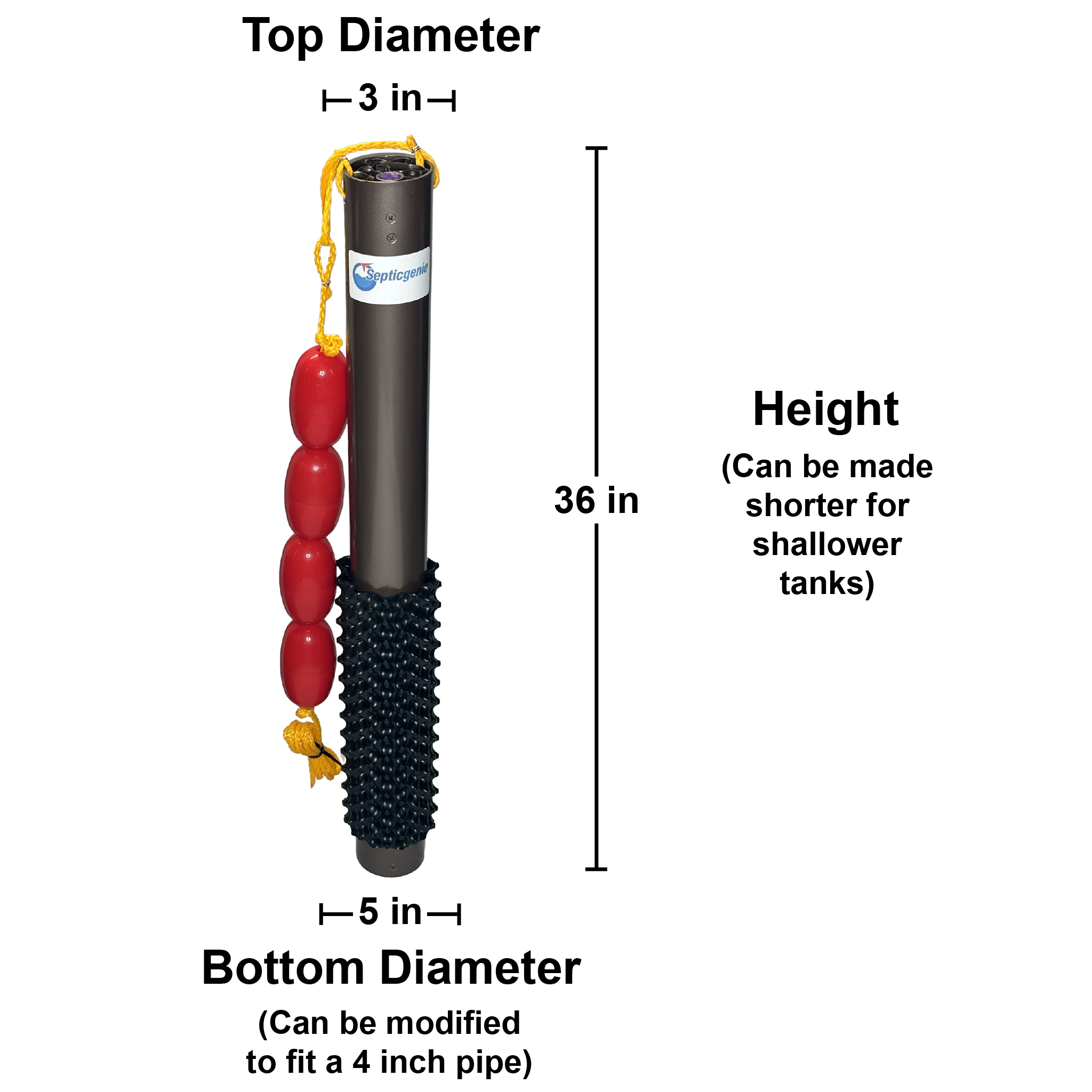 SG 3BF Floating Unit for Cesspits and Seepage Pits – Septic Genie